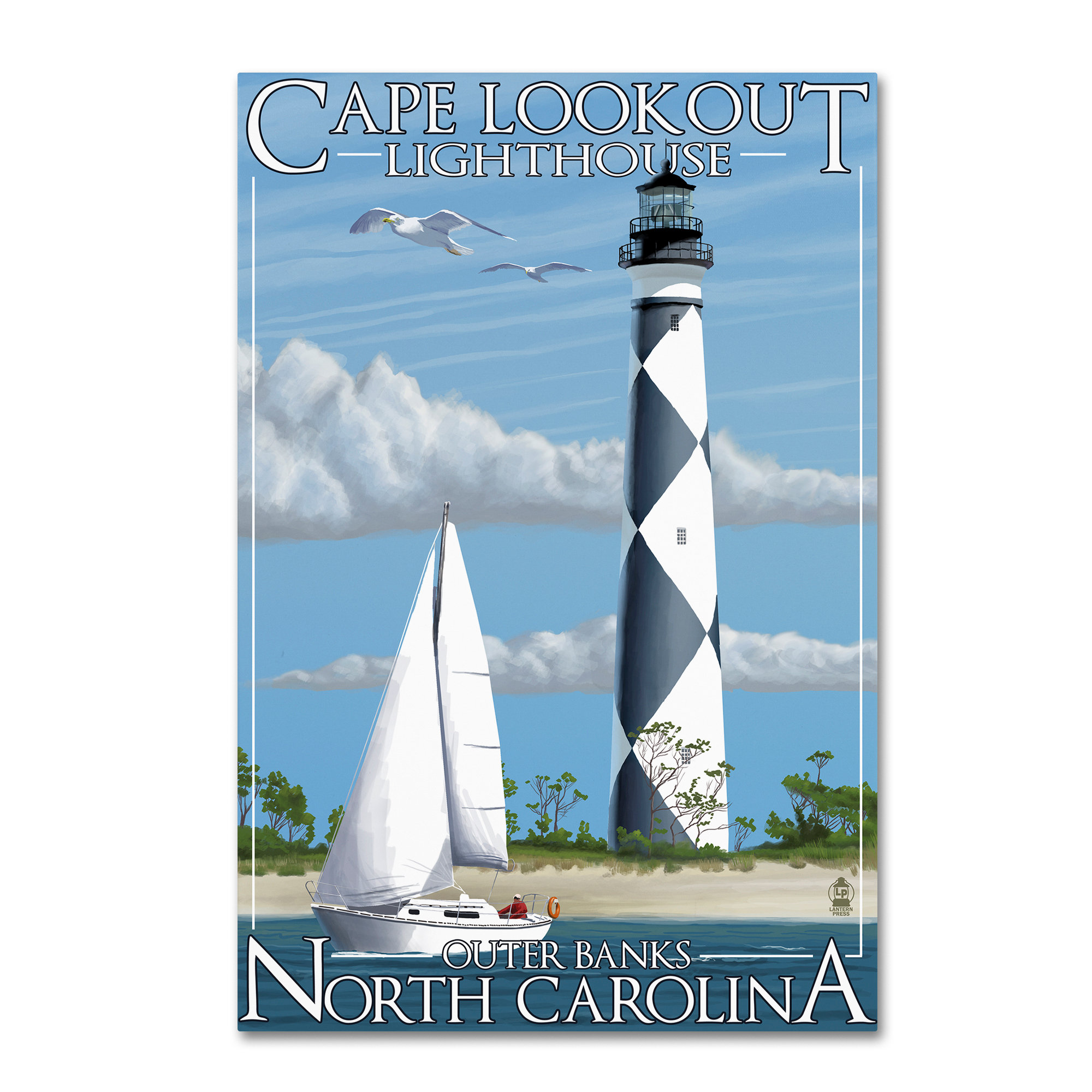 Trademark Fine Art 'Travel 67' Vintage Advertisement on Canvas | Wayfair