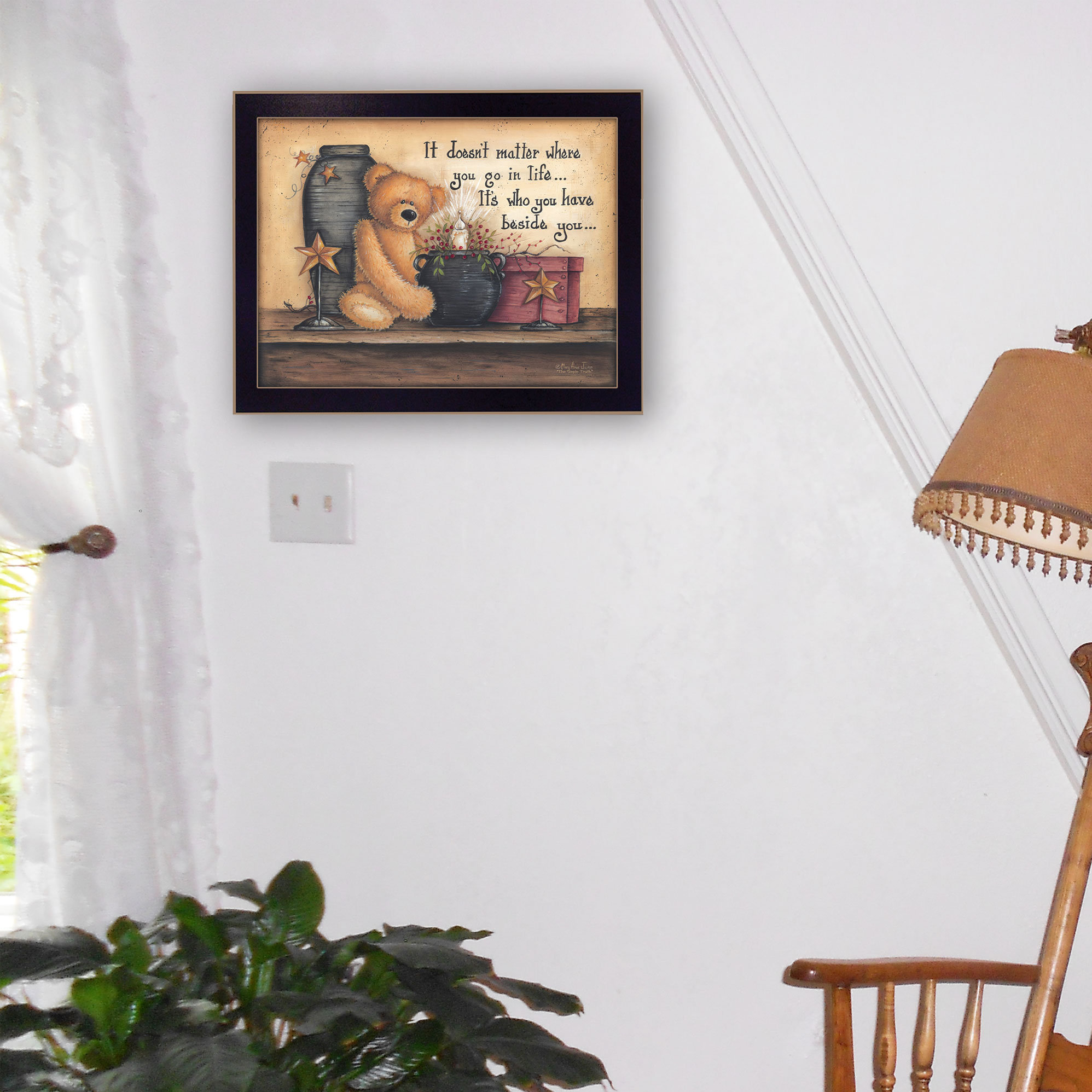 Trendy Decor 4U The Simple Truth Framed Wall Art for Living Room, Home ...