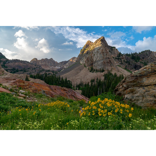 Millwood Pines Anessia Sun Breaking Though Clouds On Sundial Peak On ...