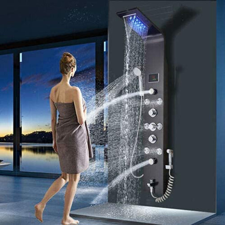 Belfry Bathroom Trower Shower Tower Panel | Wayfair.co.uk