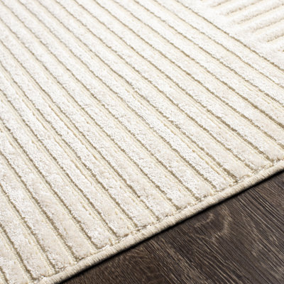 AllModern Courtyard Cream Area Rug & Reviews | Wayfair