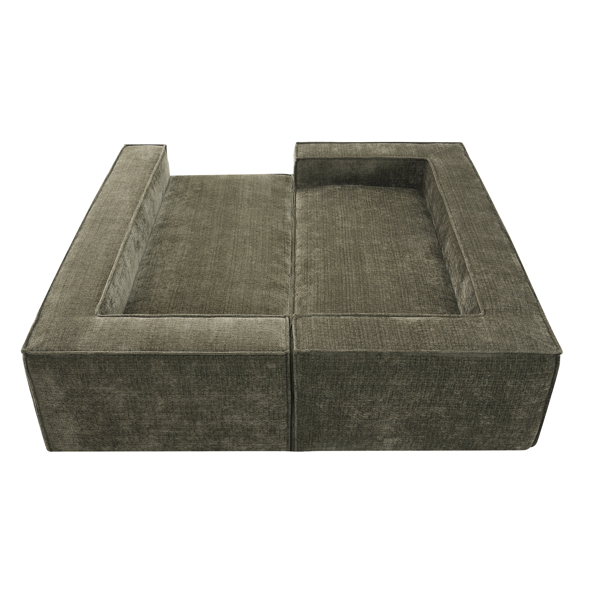 Latitude Run® Minimalist Style Modular Sectional Sofa, Wrinkle ...