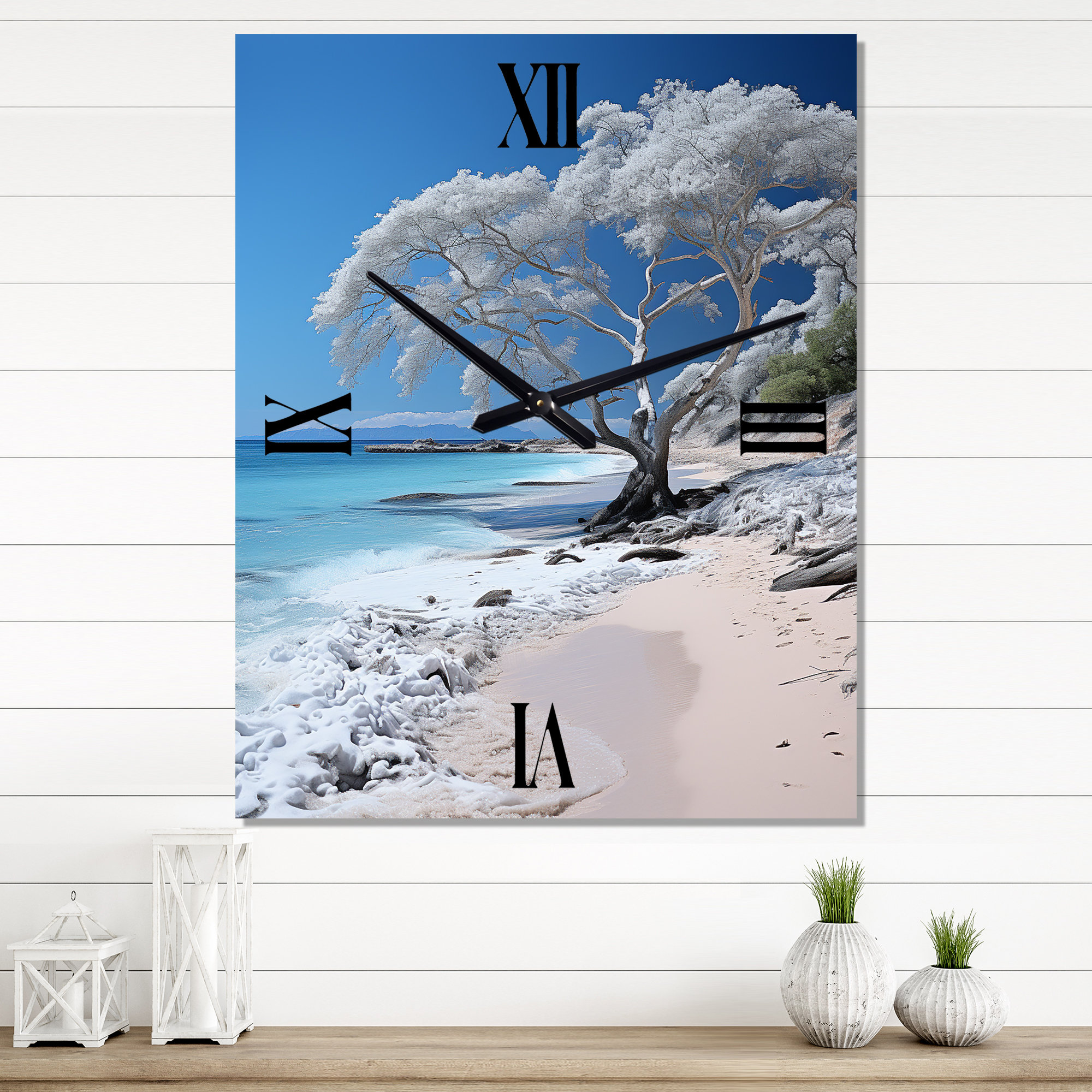East Urban Home Aly - Cuba Landscape Modern Wall Clock - Wayfair Canada