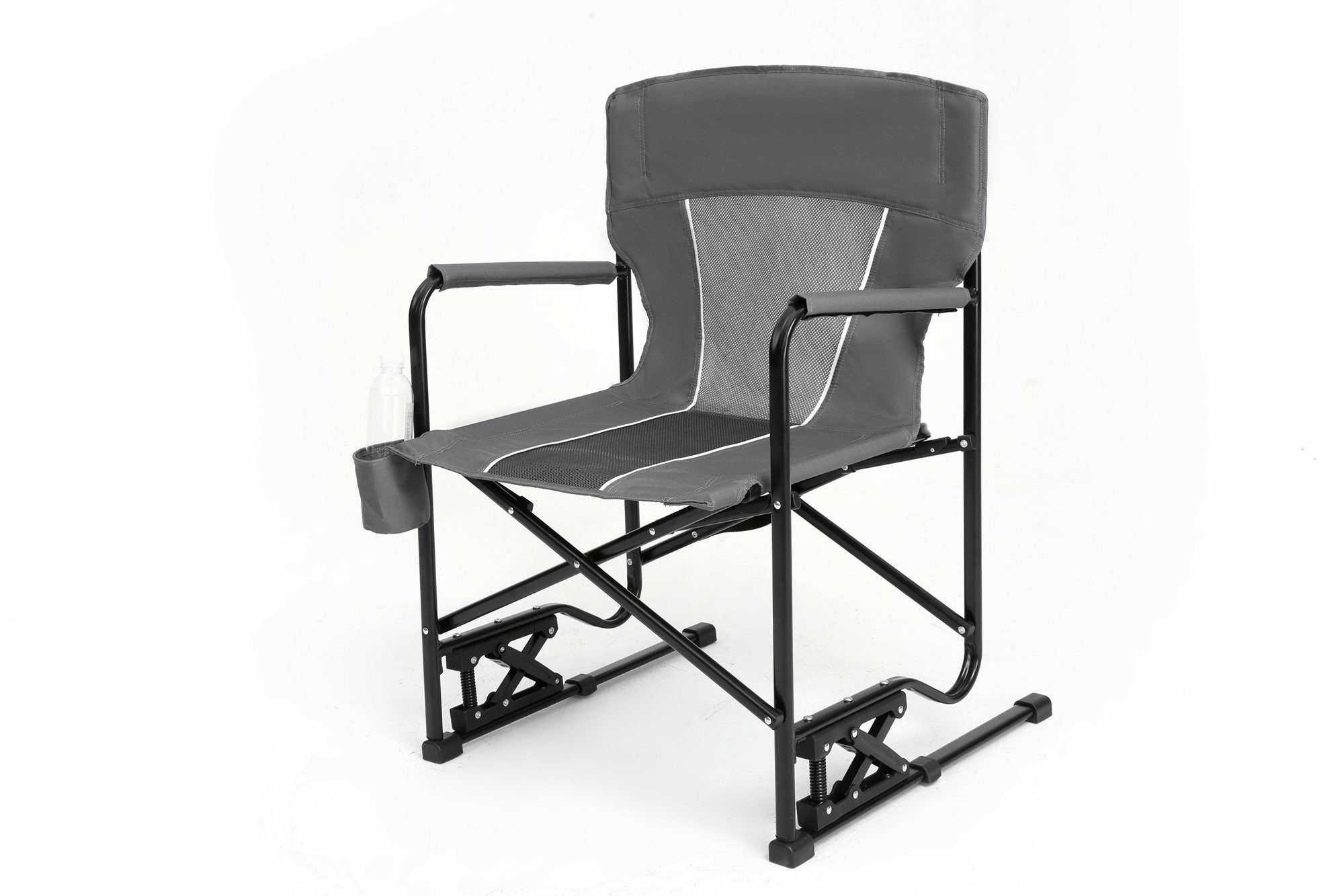 Arlmont & Co. Camping Chair, Folding Portable Rocking Chair, Aluminum ...