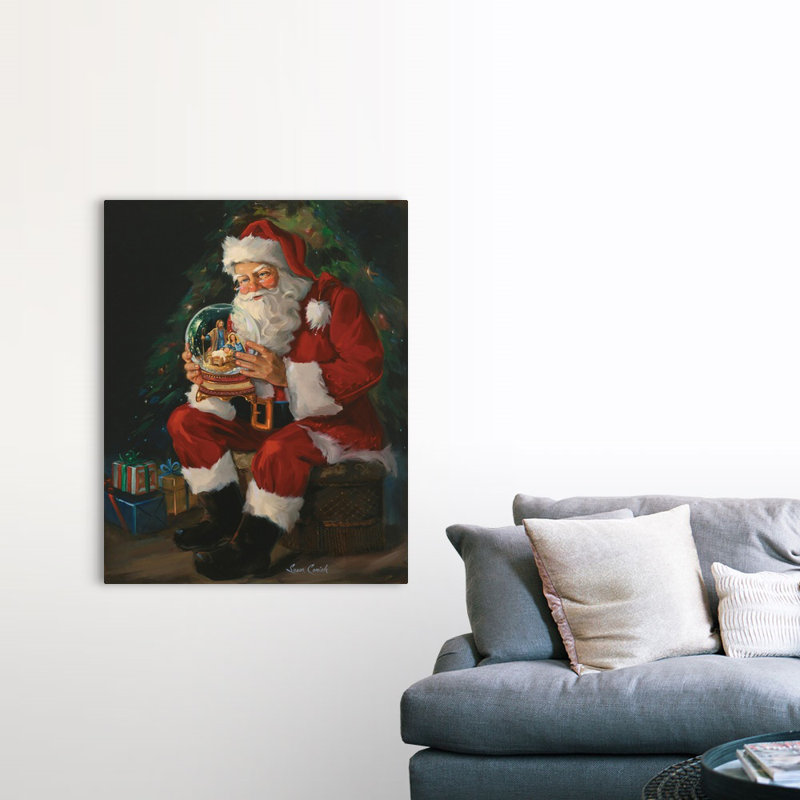 The Holiday Aisle® 'Santa Believes' Painting Print & Reviews | Wayfair