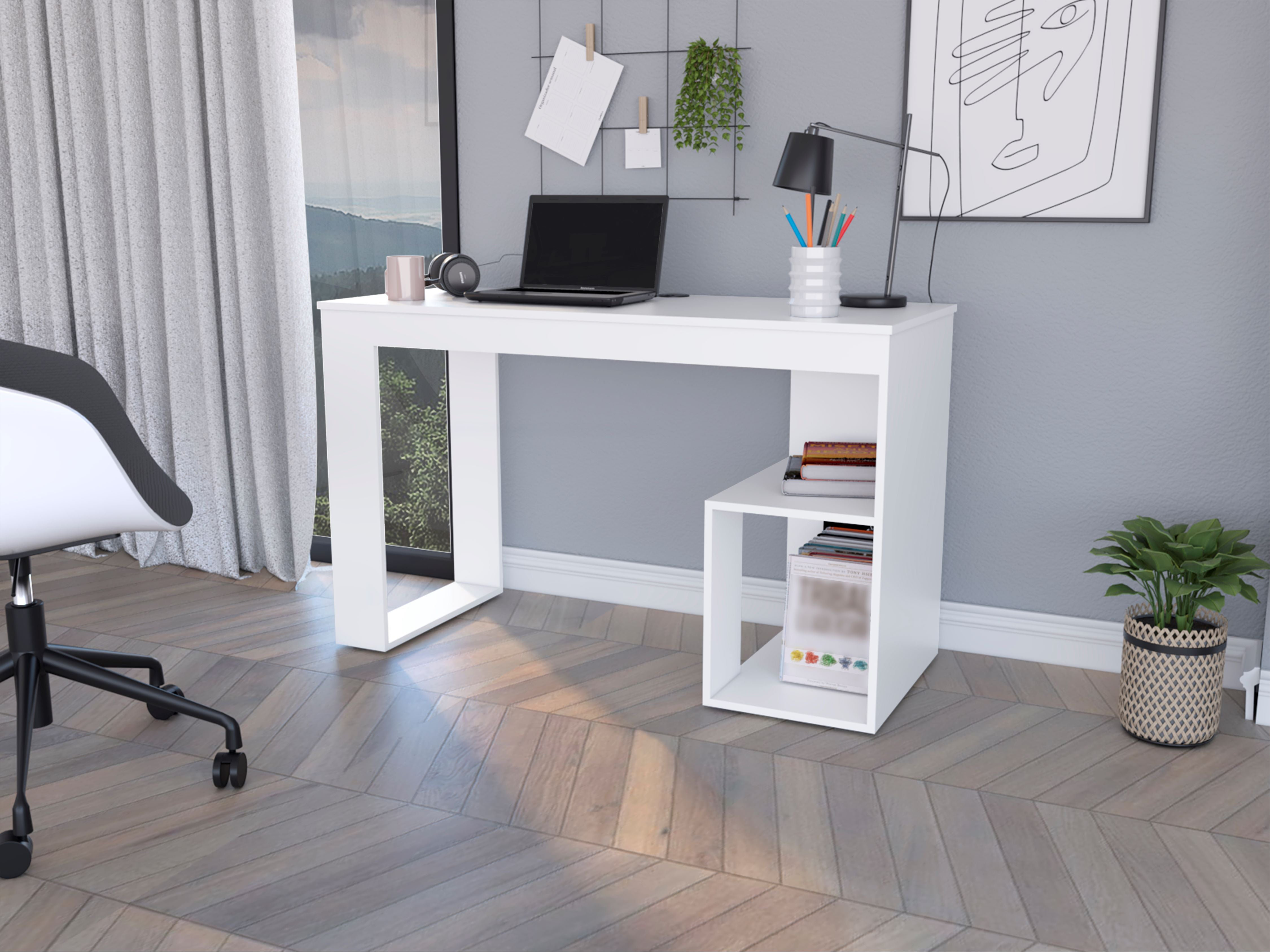 Ebern Designs Desk Adona, Office, White | Wayfair