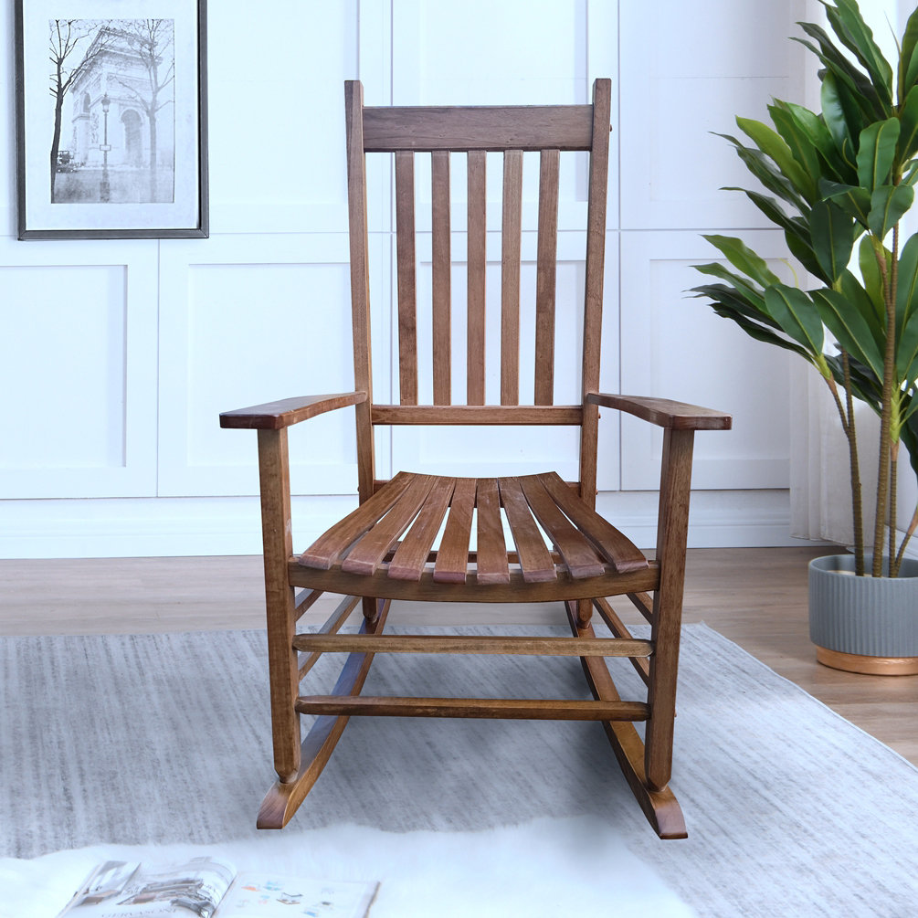 Lark Manor™ Norfork Solid Wood Rocking Chair | Wayfair