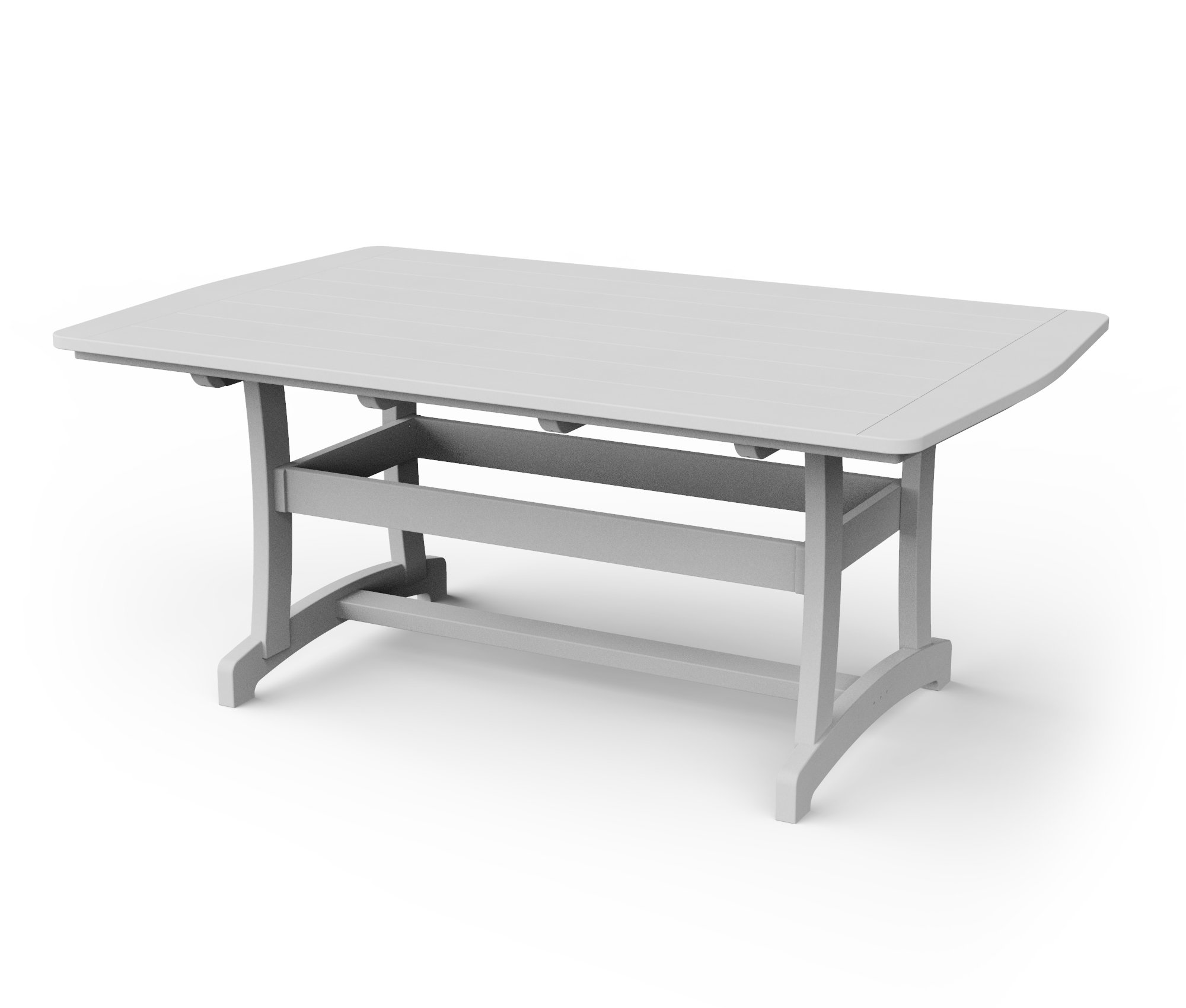 YardCraft Stella Poly Plastic Dining Table | Wayfair