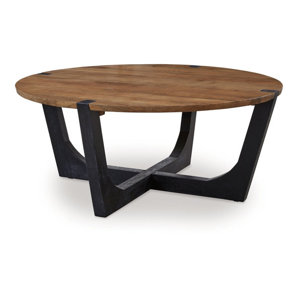Round Wood Coffee Tables You'll Love | Wayfair