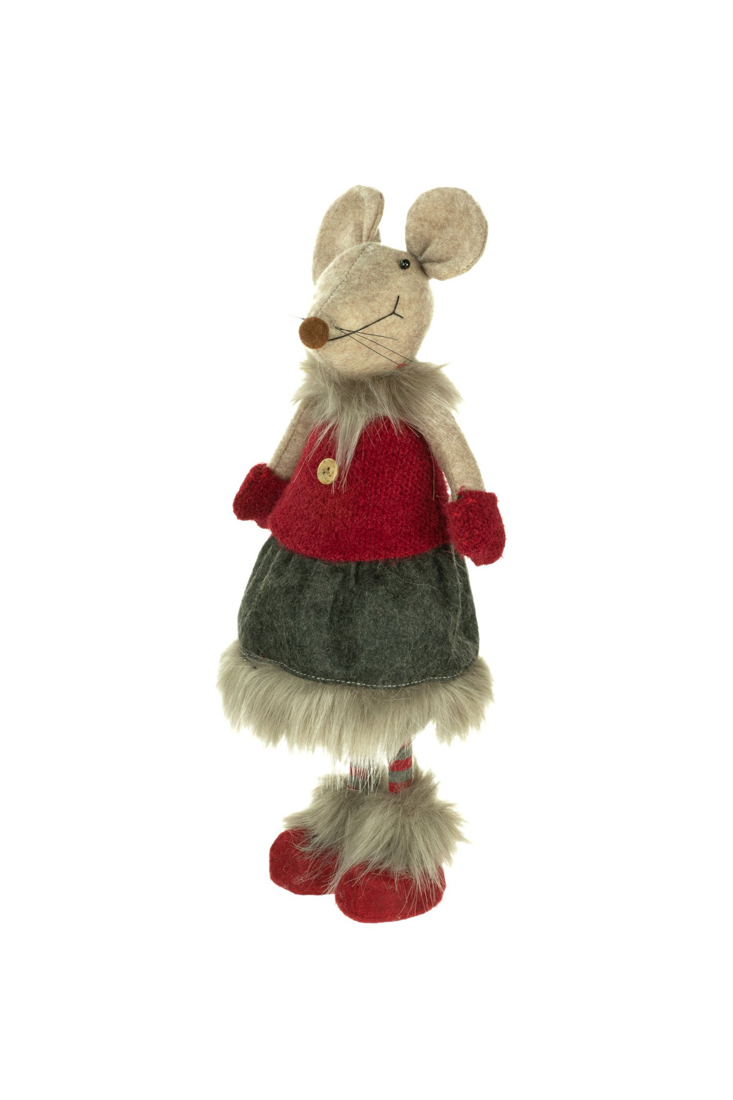 The Holiday Aisle® Brown Standing Girl Mouse - Wayfair Canada
