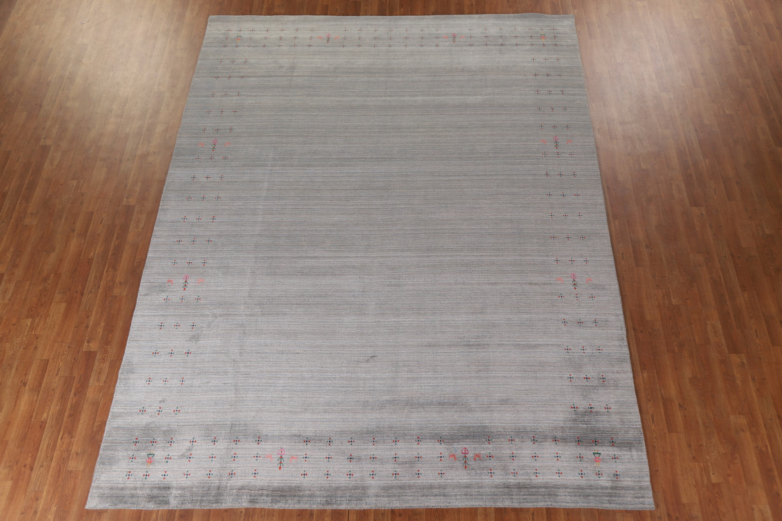 Isabelline Handmade Gabbeh Living Room Area Rug 9x12 | Wayfair