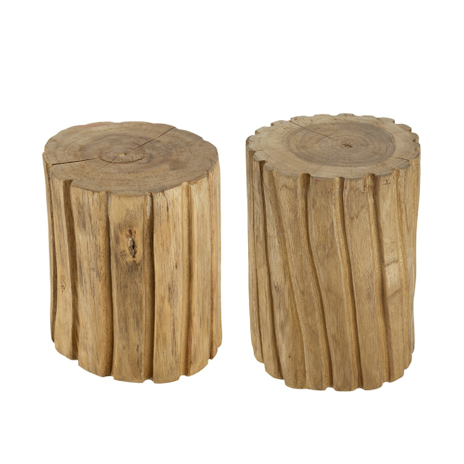 Millwood Pines Multi-Purpose Teak Stump Displays - Wayfair Canada