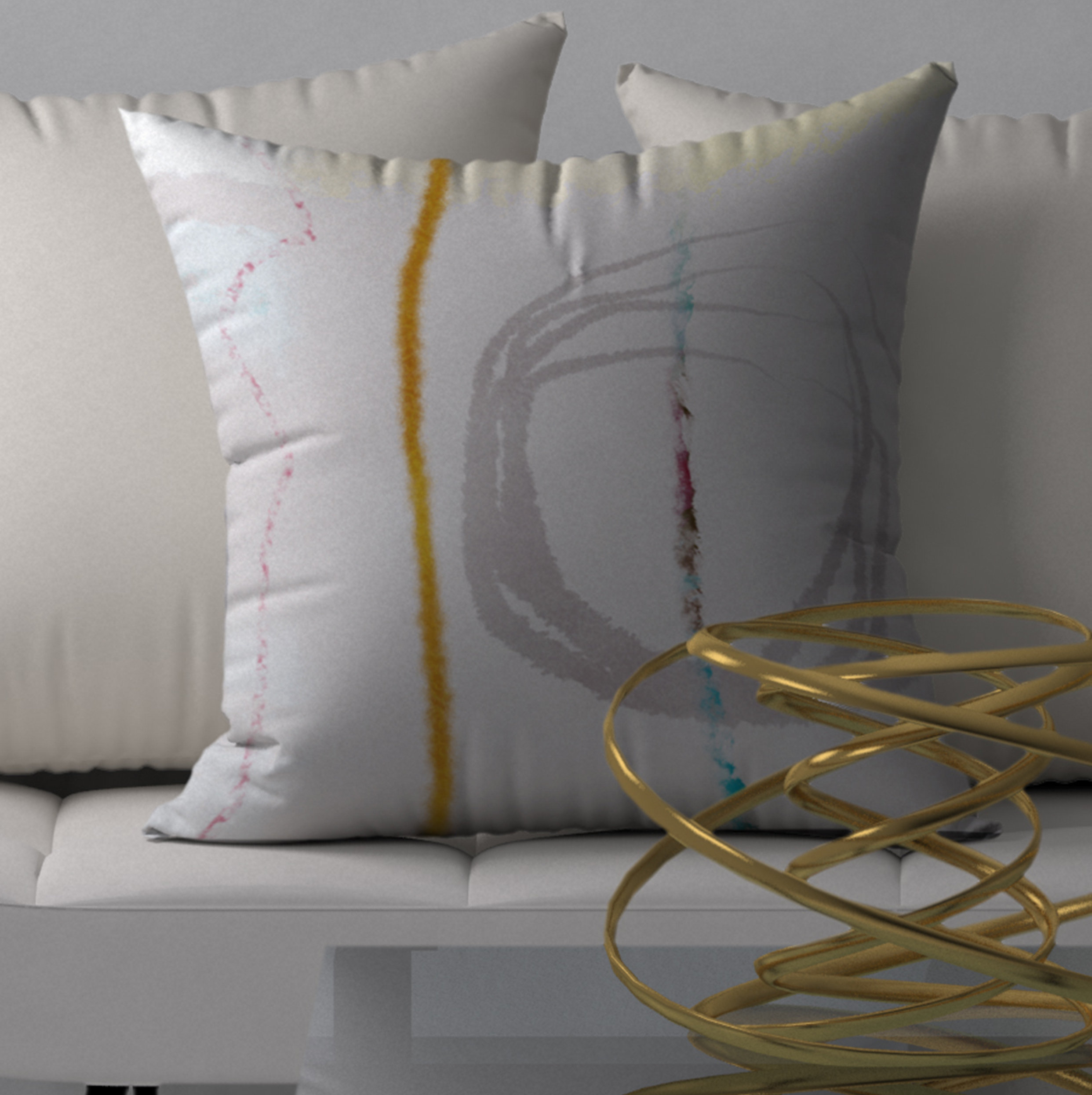 LeRoi Products Beautiful Invincible Square Pillow Cover & Insert | Wayfair