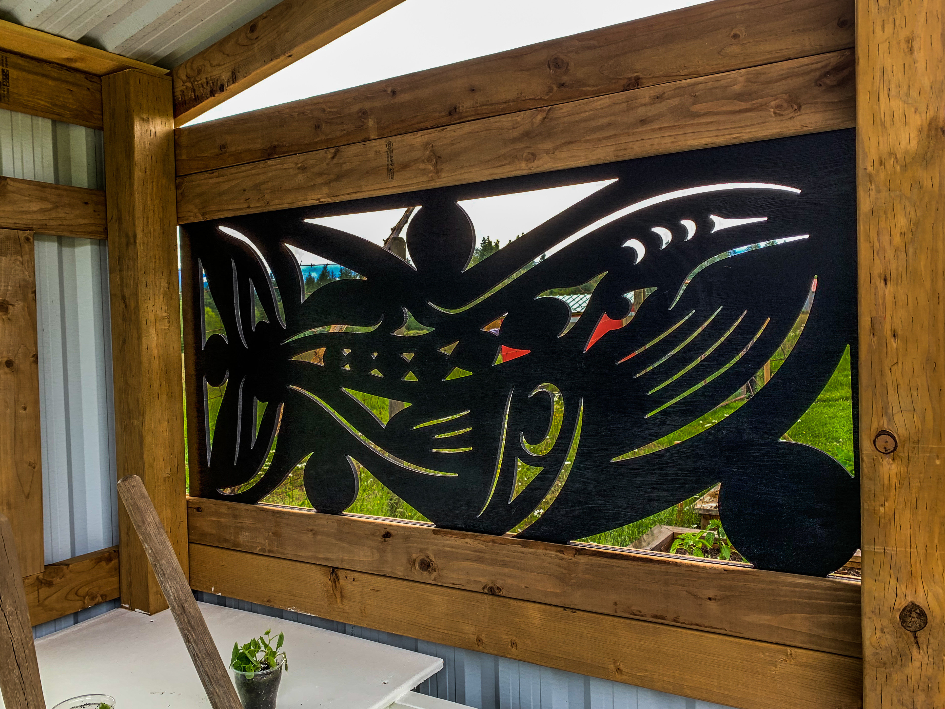CORE Landscape Products White Whale Decorative Privacy Screen PVC 2' x ...