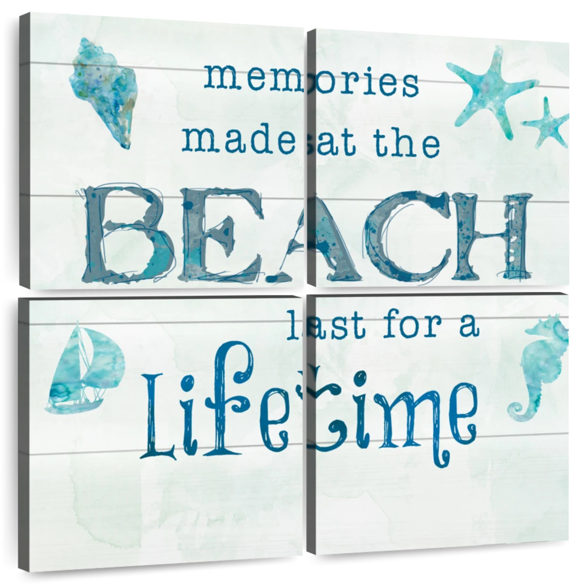 Ebern Designs Tergel Lifetime Beach Memories | Wayfair