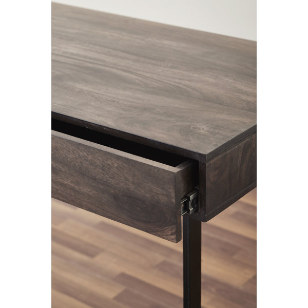 Joss & Main Mullins Solid Wood Top Metal Base Writing Desk & Reviews ...