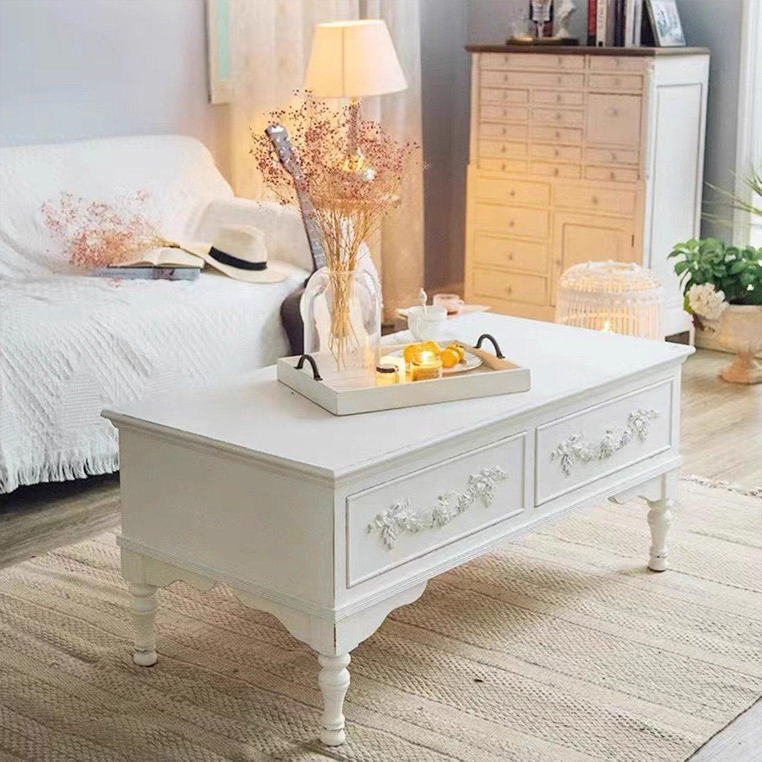 Canora Grey Four Leg Single Coffee Table with Storage | Wayfair