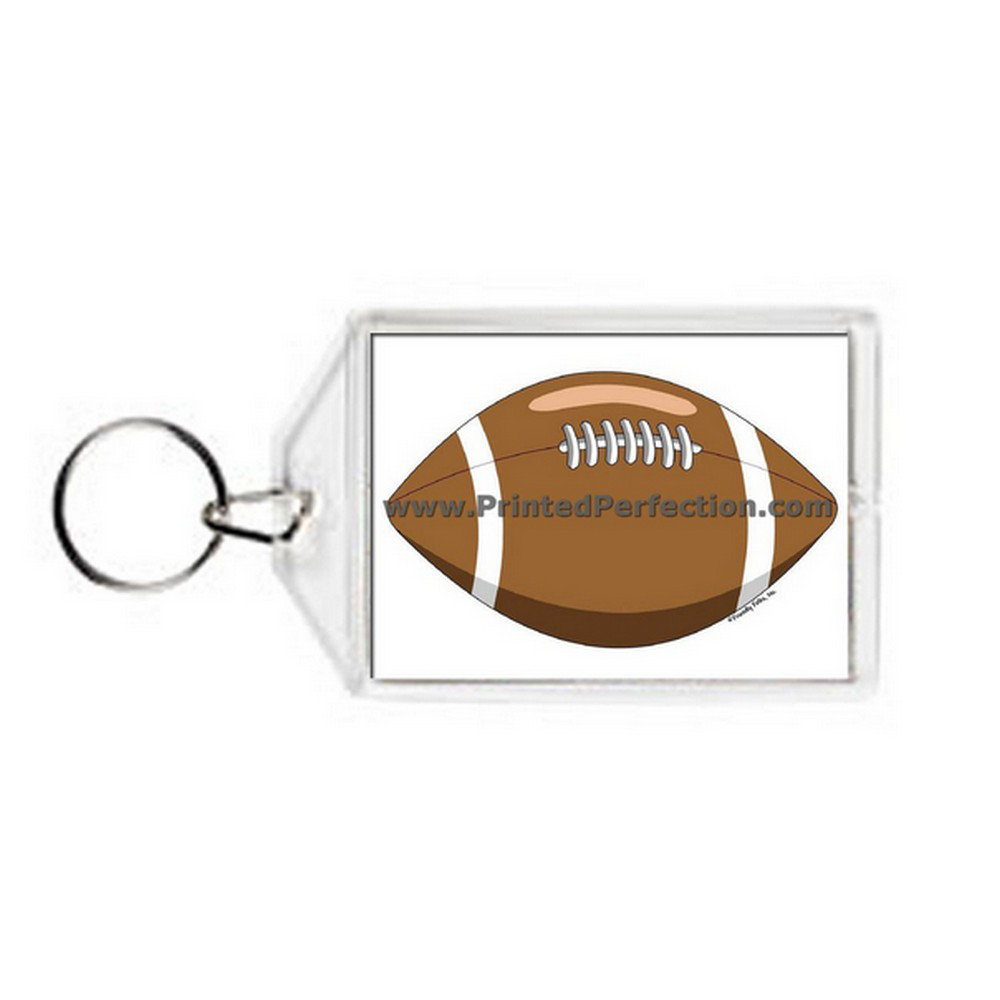 Printed Perfection Personalized Football - Friendly Kids Acrylic Key ...