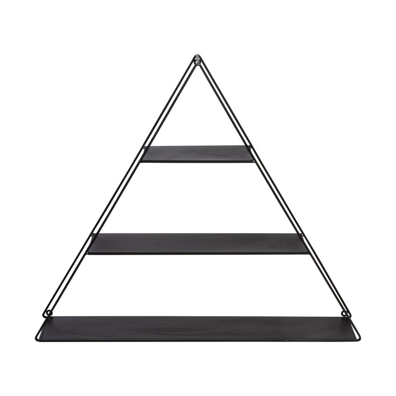 Wade Logan® 3 Piece Triangle Metal Accent Shelf | Wayfair
