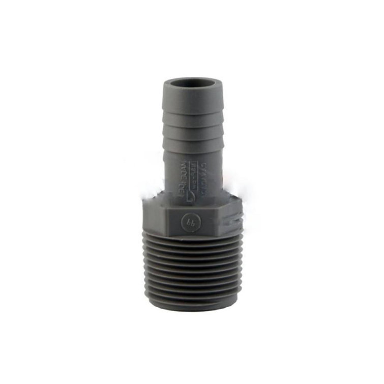 Plumbing N Parts 1 in. x 0.75 in.Black PVC Poly Male Reducing Adapter ...