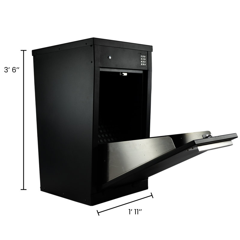 MB Sentinel Dual Door Insert 24 in x 42 in Aluminum Package Drop | Wayfair