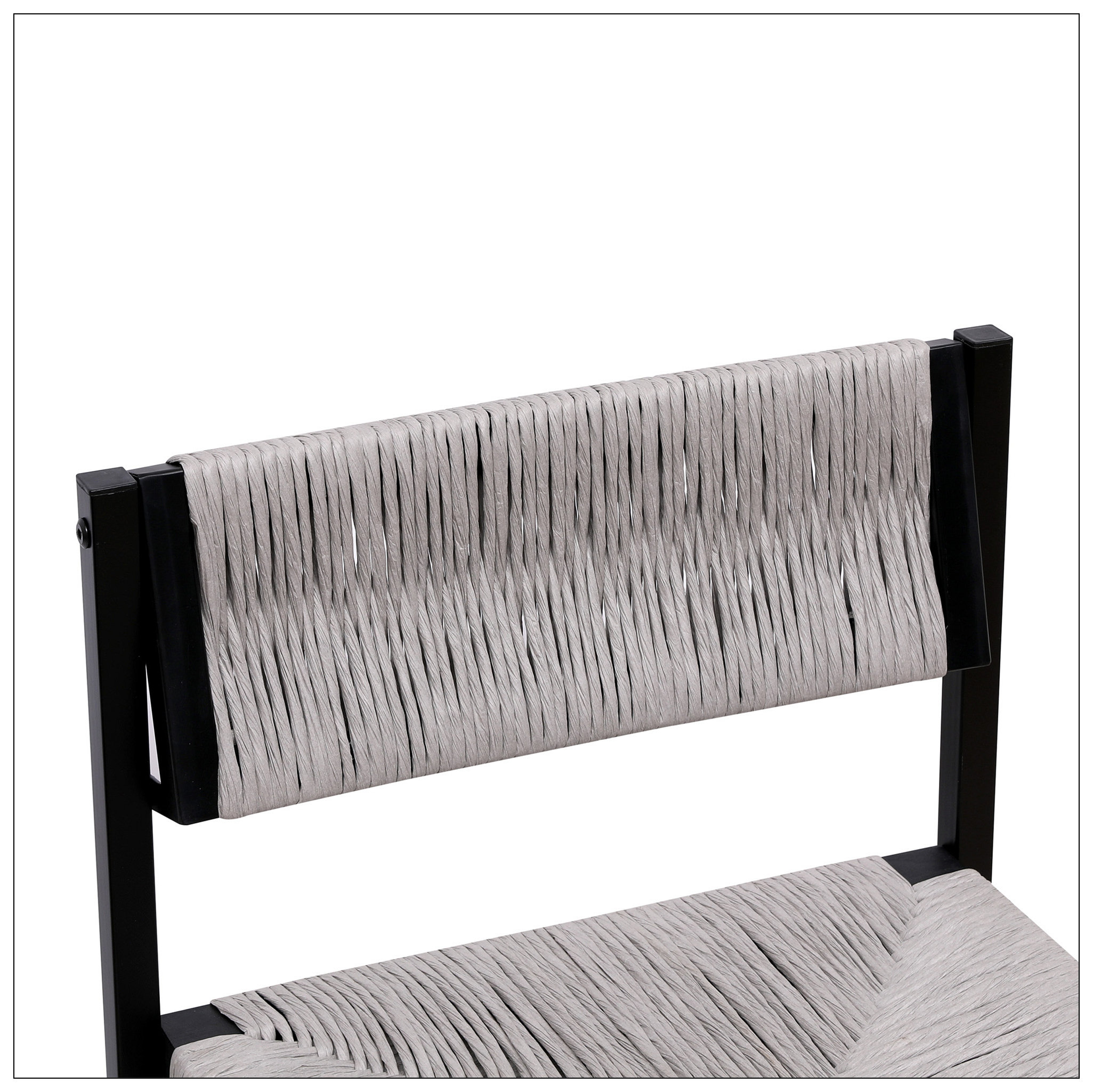 Longshore Tides Honey Bar Stools Set Of 2 Paper Rope Weave Dining ...