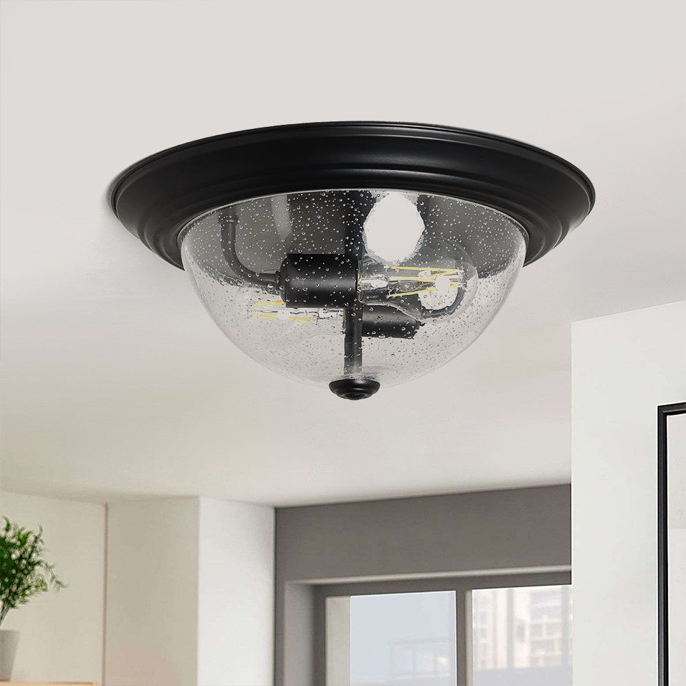 Rosecliff Heights Mozingo 2 - Light 13.19'' Simple Flush Mount | Wayfair