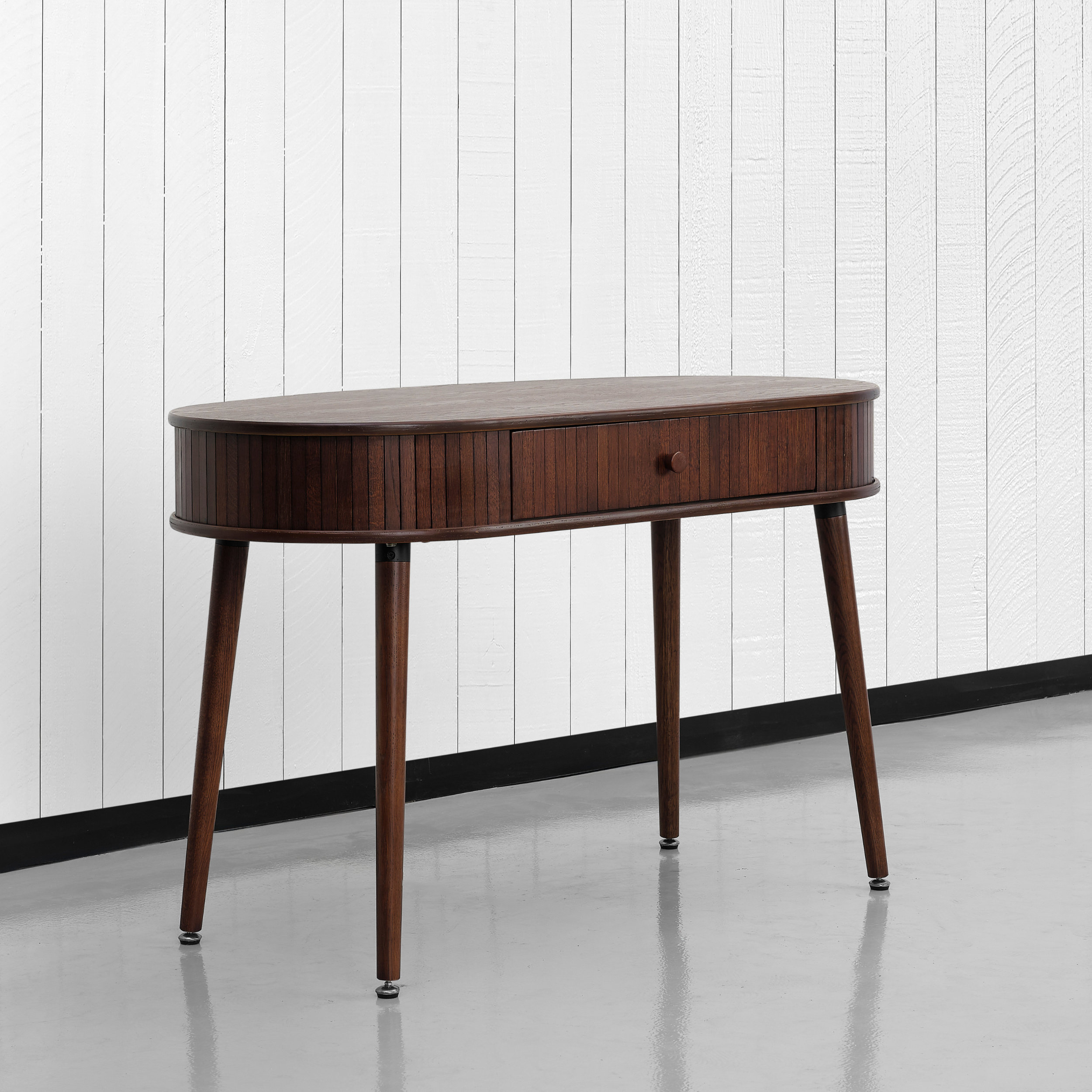 George Oliver Stream Stream Desk, Modern Wooden Writing Desk with ...