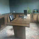 Millwood Pines 70.9" Executive Desk, Large Home Office Desk Desk ...