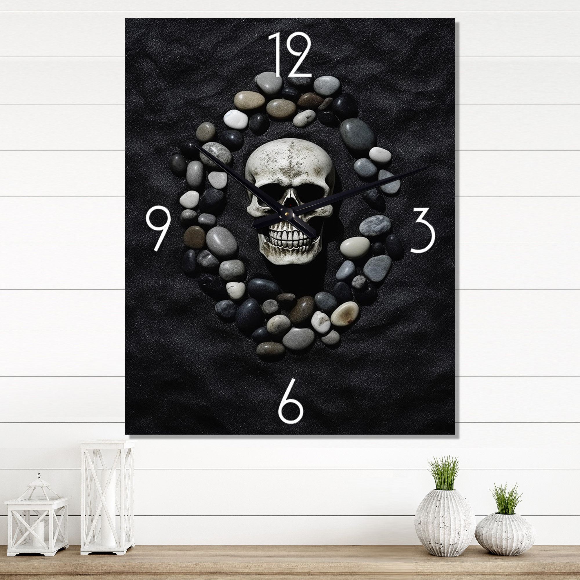 Ivy Bronx Black African Tribal Mask V - African Very Wall Clocks | Wayfair