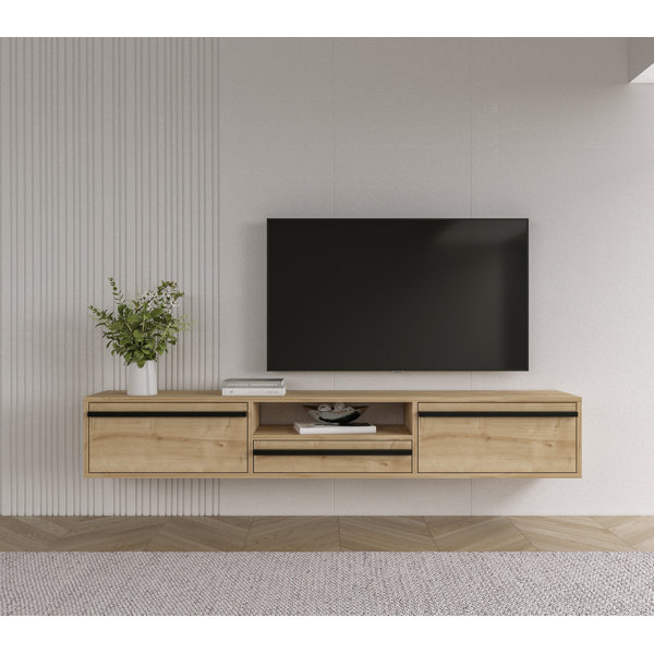 Wrought Studio™ Hawana 71" Modern and Minimalist Wall Mounted Floating ...