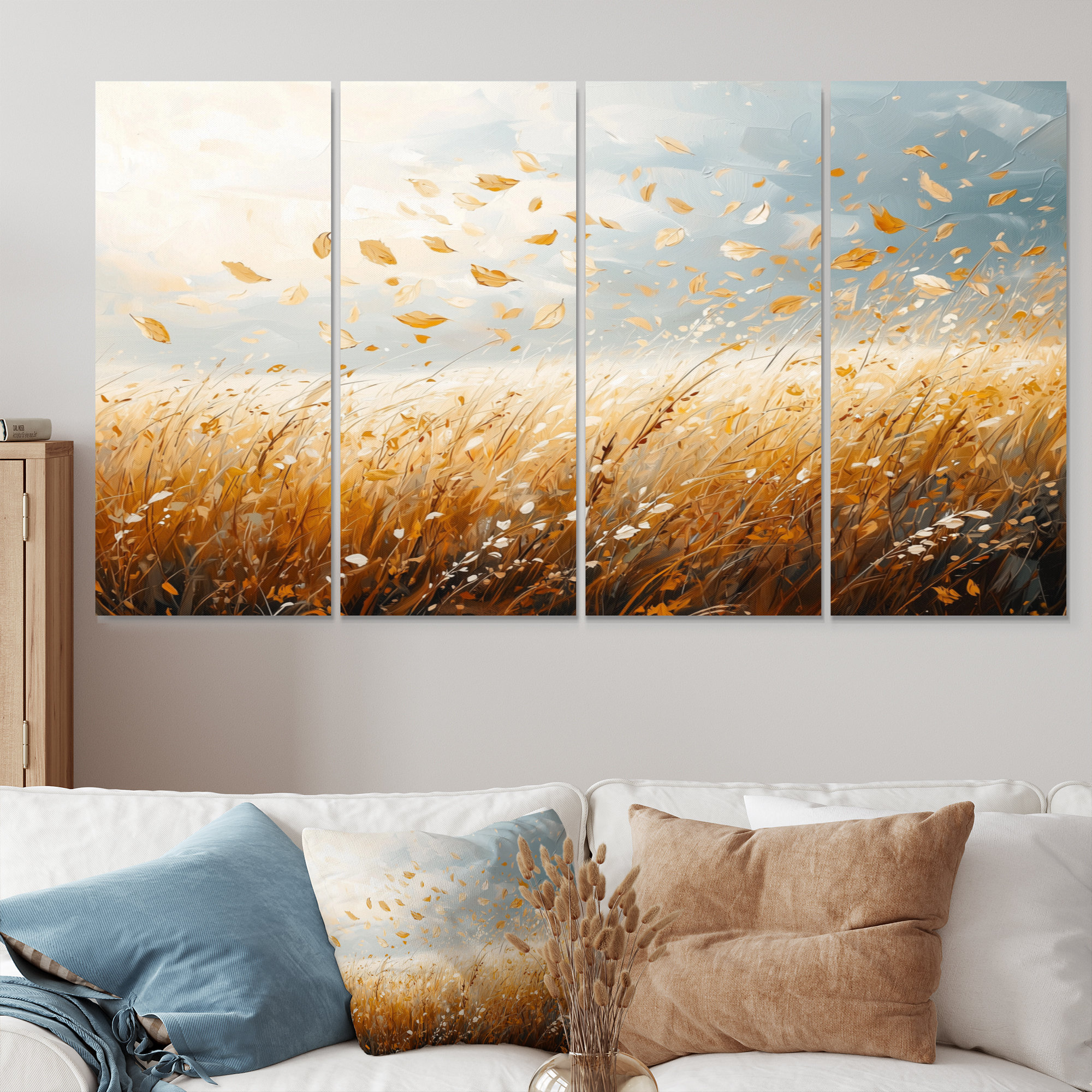 Winston Porter Meadow Windy Prairie Leave IV - Windy - Traditional Wall ...