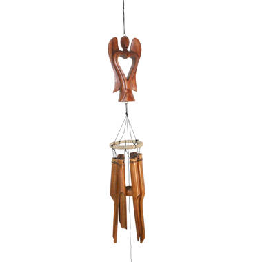 Cohasset Gifts & Garden Bamboo Religious & Spiritual Wind Chime | Wayfair