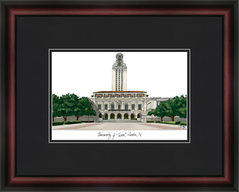 Campus Images NCAA Texas Longhorns Academic Lithograph Picture Frame ...