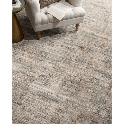 Jean Stoffer x Loloi Katherine Pebble / Ocean Area Rug & Reviews | Wayfair