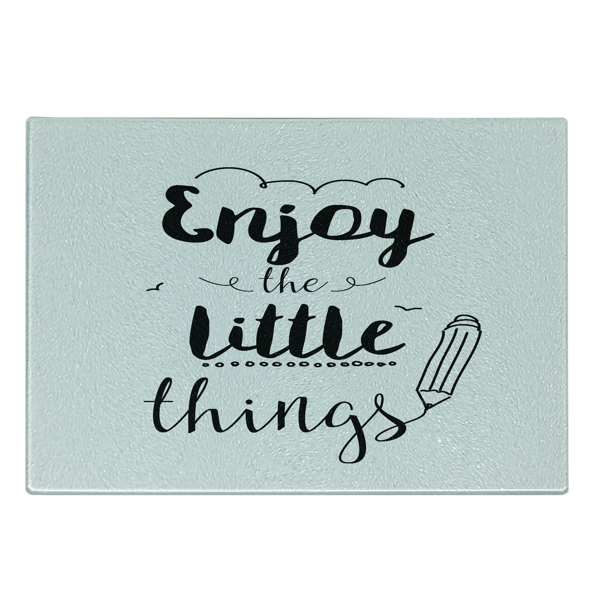 Ambesonne Saying Tempered Glass Cutting Board Words of Wisdom Phrase ...