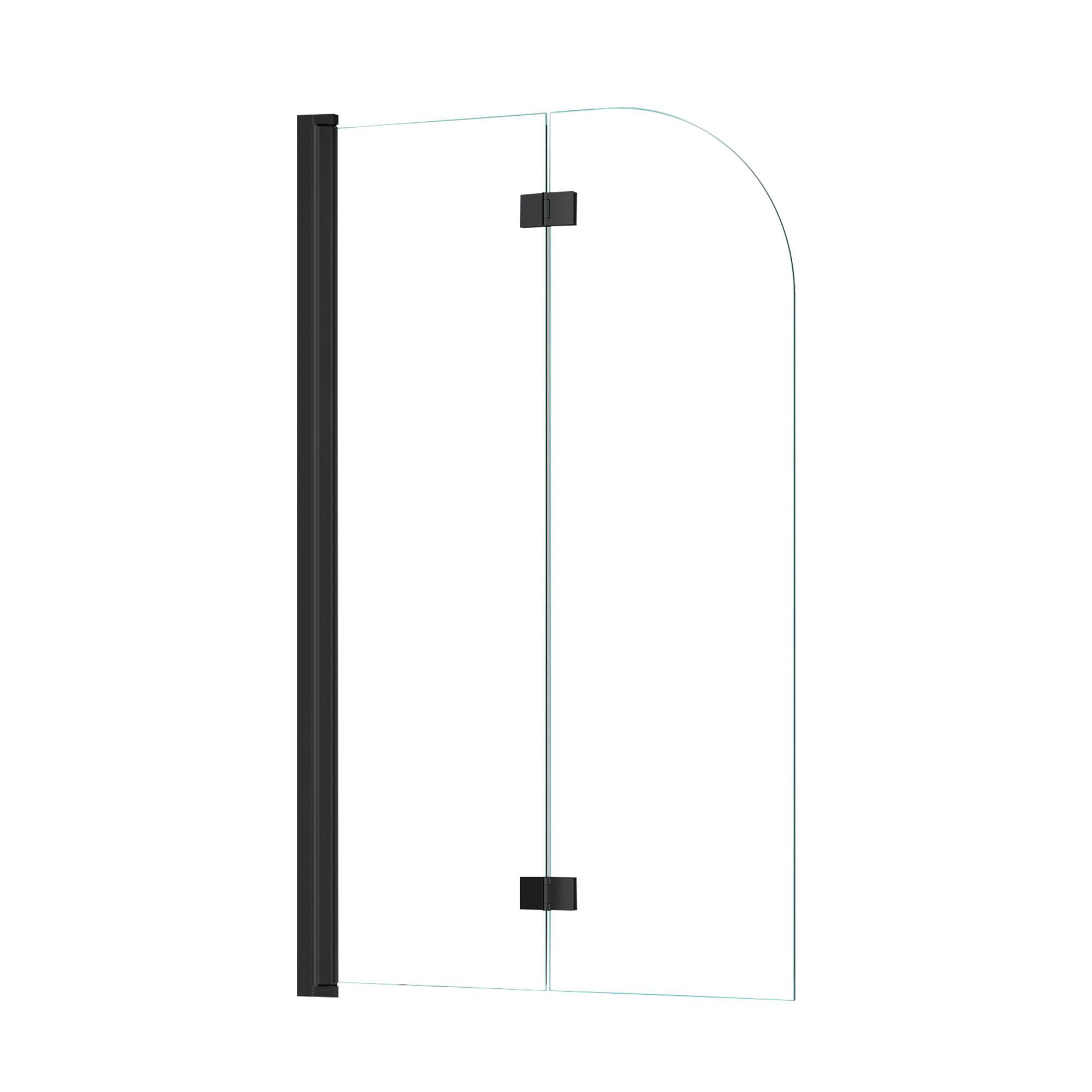 4CASA INTERNATIONAL Frameless Double Folding Shower Doors for Bathtub ...