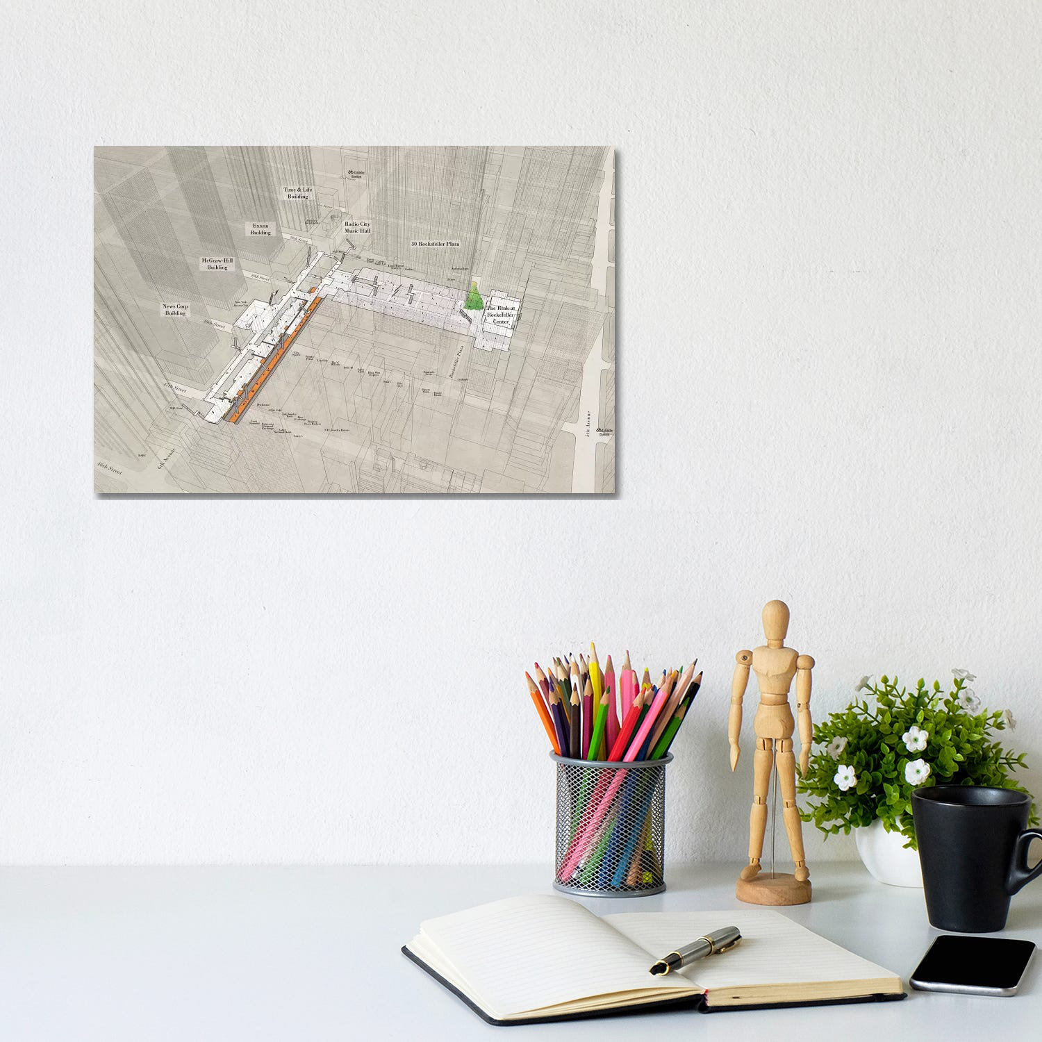 East Urban Home 47th-50th Street Rockefeller Center - Subway 3D X-Ray ...