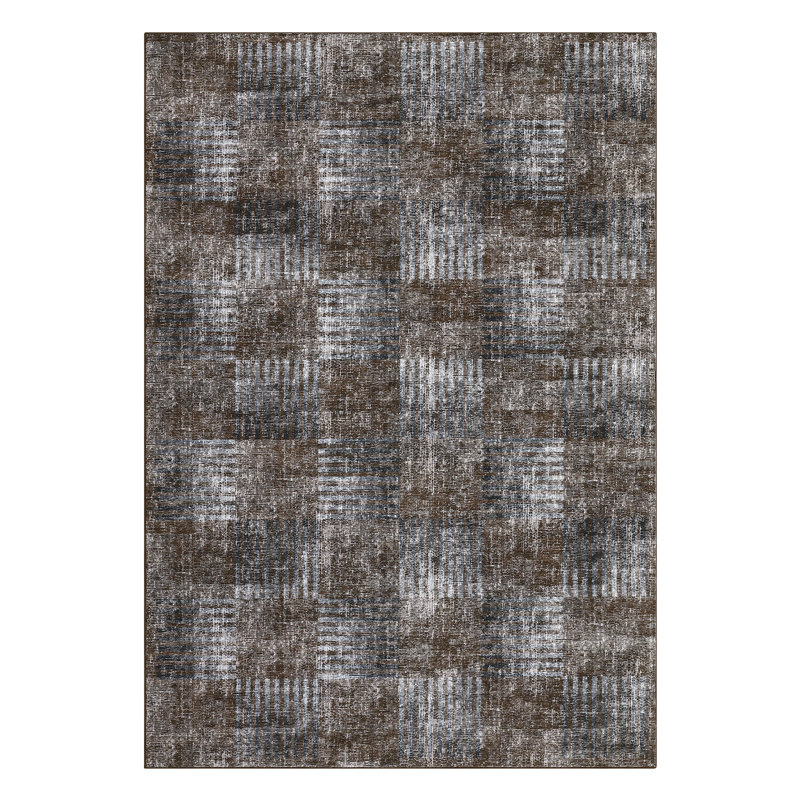 Ebern Designs Modern Abstract Area Rugs for Living Room, Anti-Slip ...