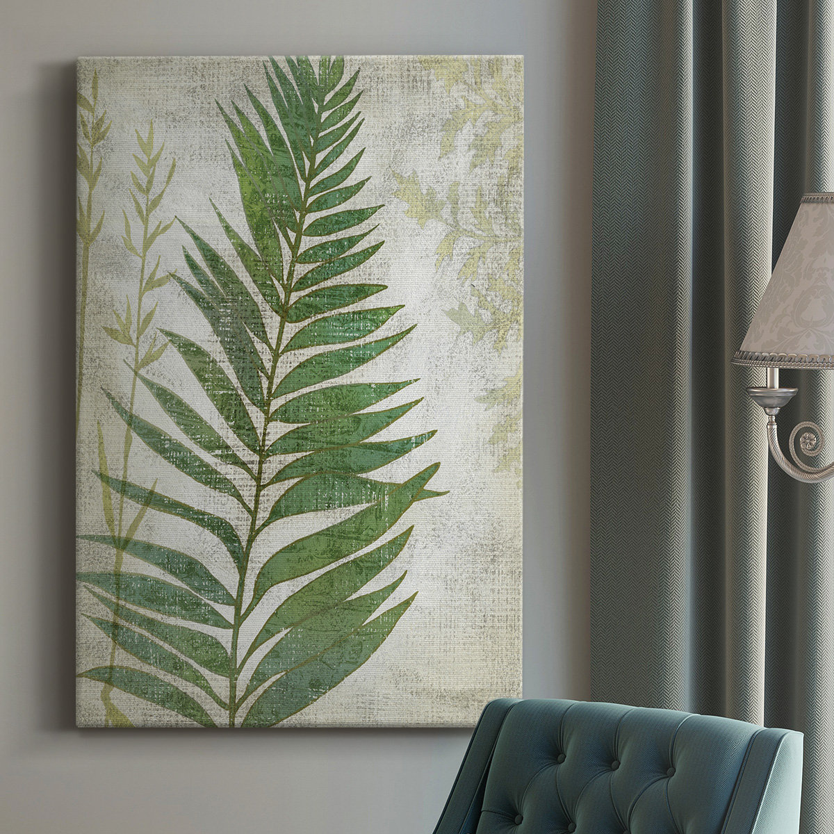 Bay Isle Home™ Frond - Wrapped Canvas Graphic Art | Wayfair