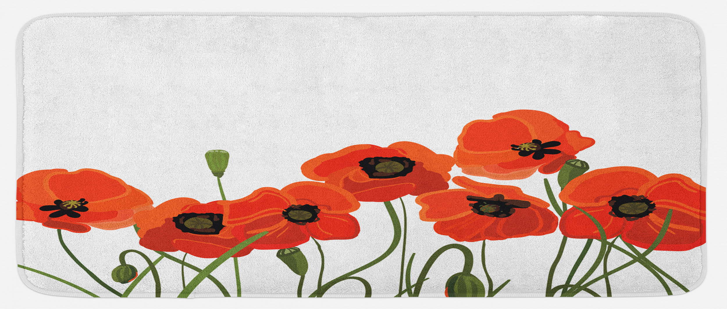 East Urban Home Poppy Kitchen Mat | Wayfair