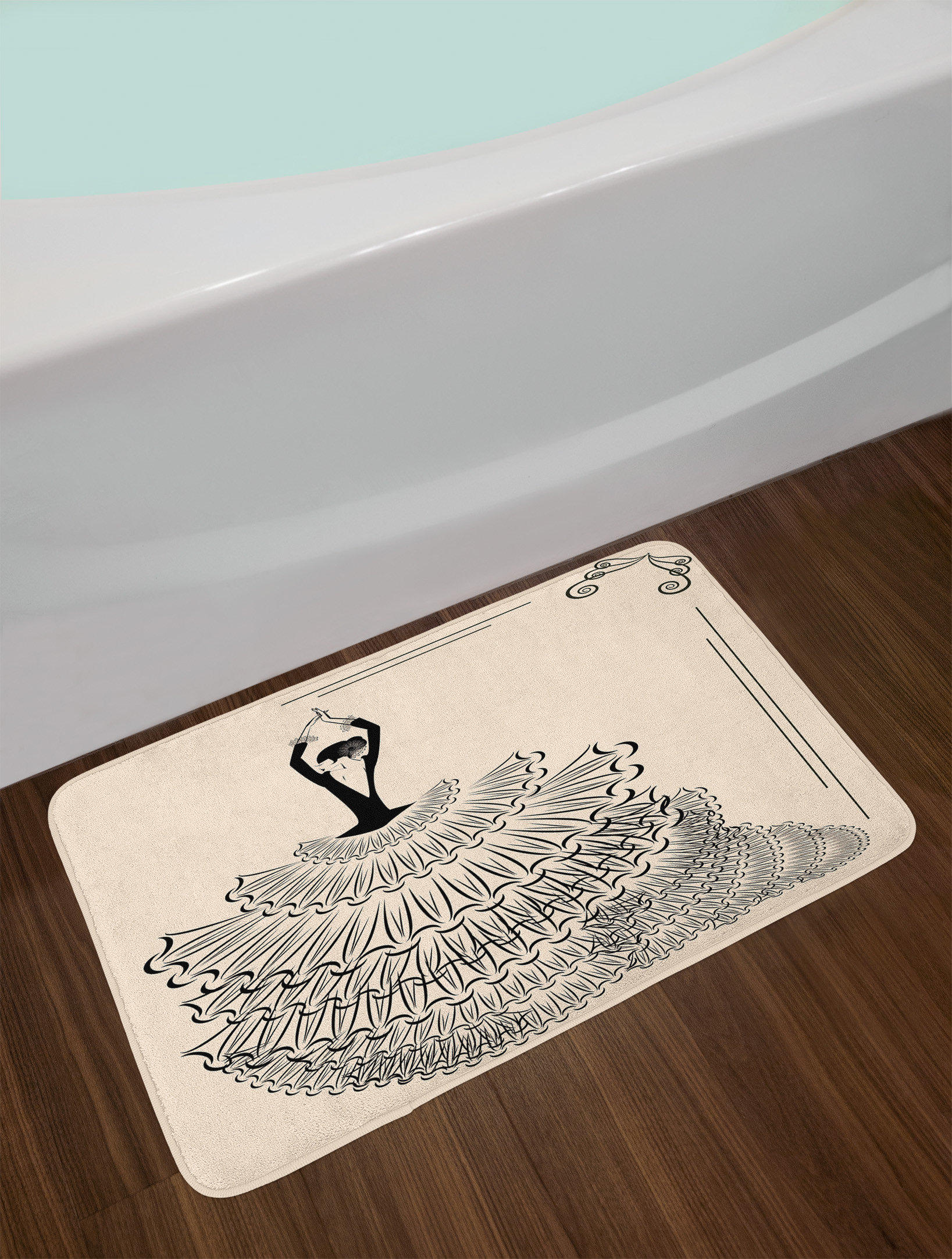East Urban Home Kasahn Bath Mat | Wayfair
