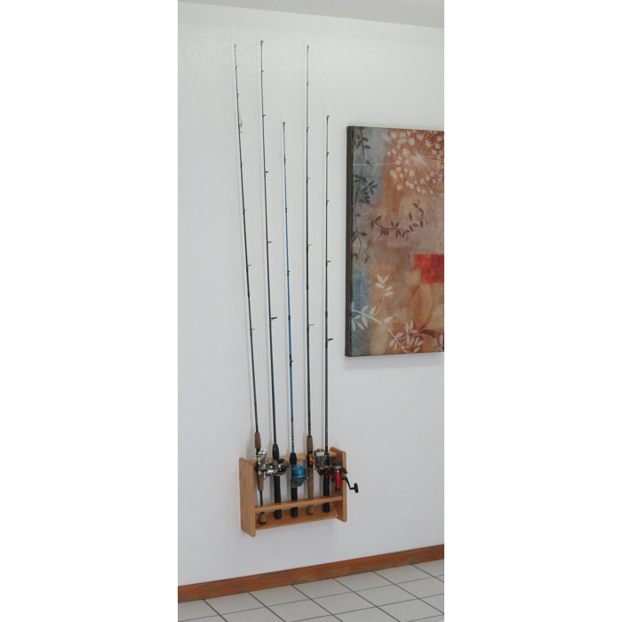 Wooden Mallet Wood Fishing Rack & Reviews | Wayfair