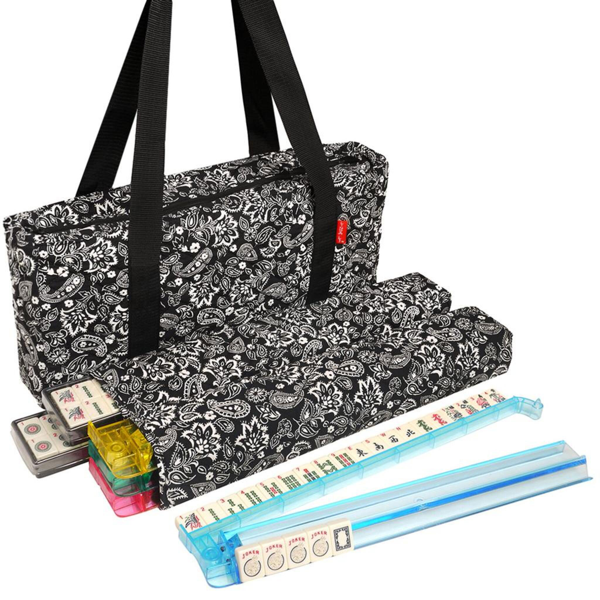 Linda Li Soft-Sided American Mah Jongg Set By Linda Li With White Tiles ...
