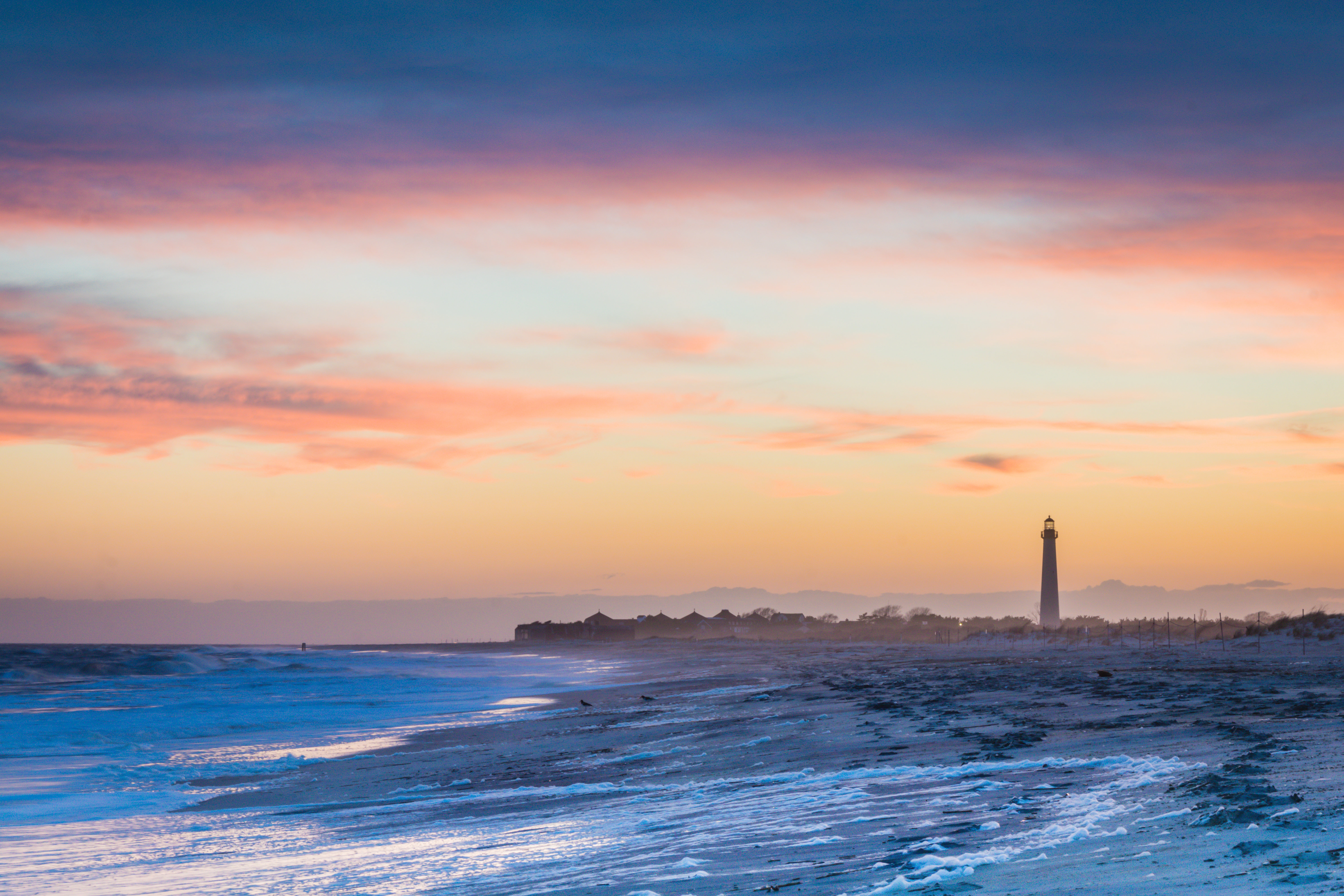 Breakwater Bay Lighthouse and Atlantic Ocean - Wrapped Canvas ...