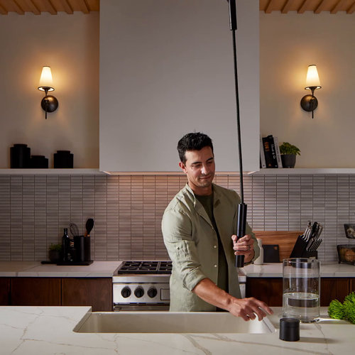 Kohler Purist Suspend Ceiling-Mount Kitchen Faucet Kit | Wayfair