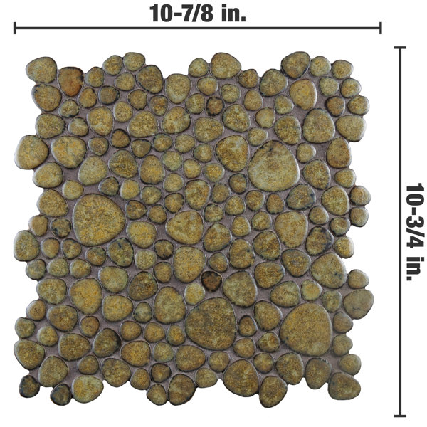 Merola Tile Pebble Porcelain Wall & Floor Tile & Reviews | Wayfair