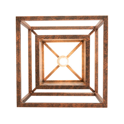 2nd Ave Lighting 1 - Light Brown Square/Rectangle Pendant | Wayfair