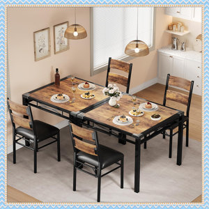 17 Stories Dining Table Set for 2, 3-Piece Kitchen Table with 2 ...