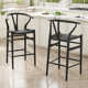Margo 26.7" Counter Stool with Solid Wood Frame & Reviews | AllModern